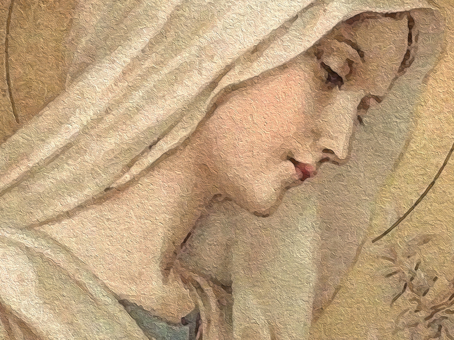 Our Lady Blessed Mother PRINTABLE Catholic Art Print Blessed - Etsy