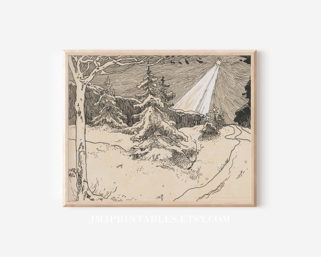 Star of Bethlehem Catholic PRINTABLE Christian Christmas Gift Digital ...