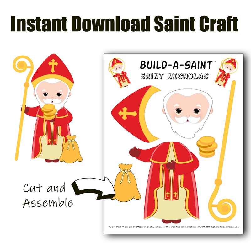 St. Nicholas Clip Art - Etsy