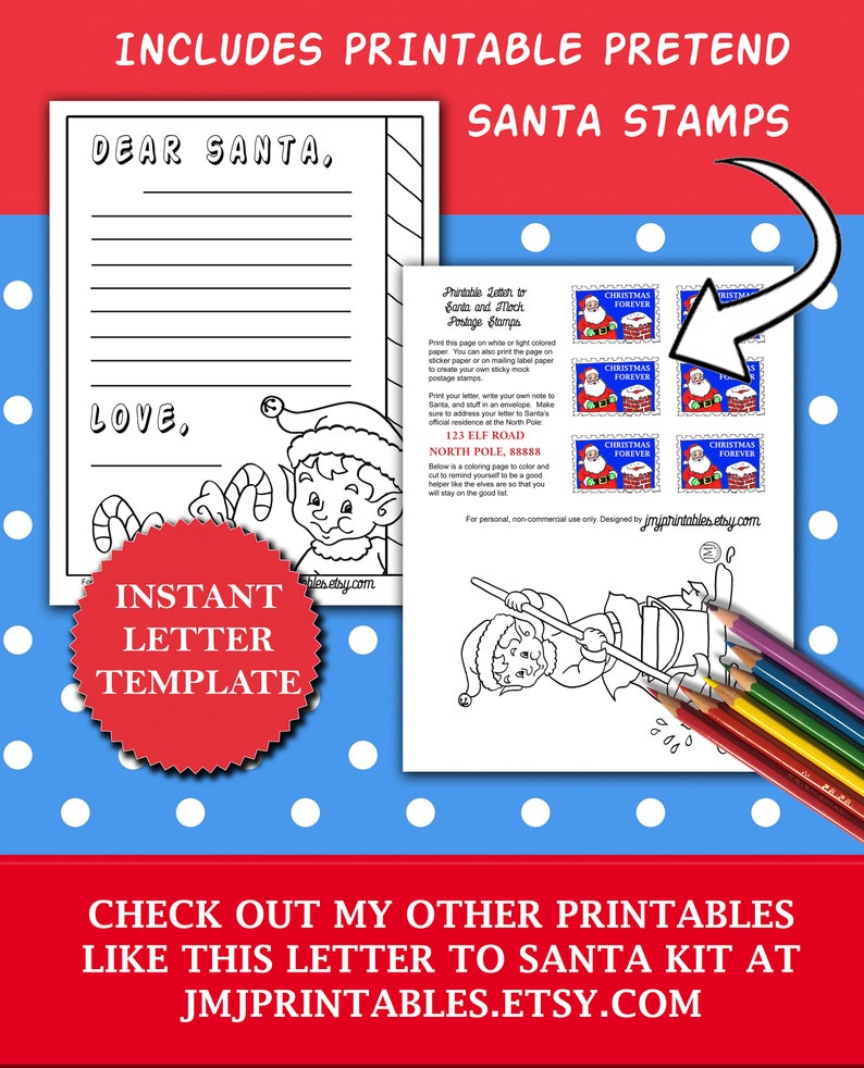 Miniature Elf Letter From Santa's Workshop | Personalized Editable ...