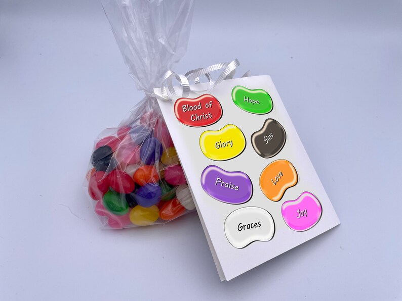 Jelly Bean Prayer Poem Treat Topper Tag Christian & Catholic - Etsy