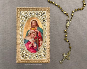 Catholic Prayer Cards Bulk Order of 100 Optional Variety up - Etsy
