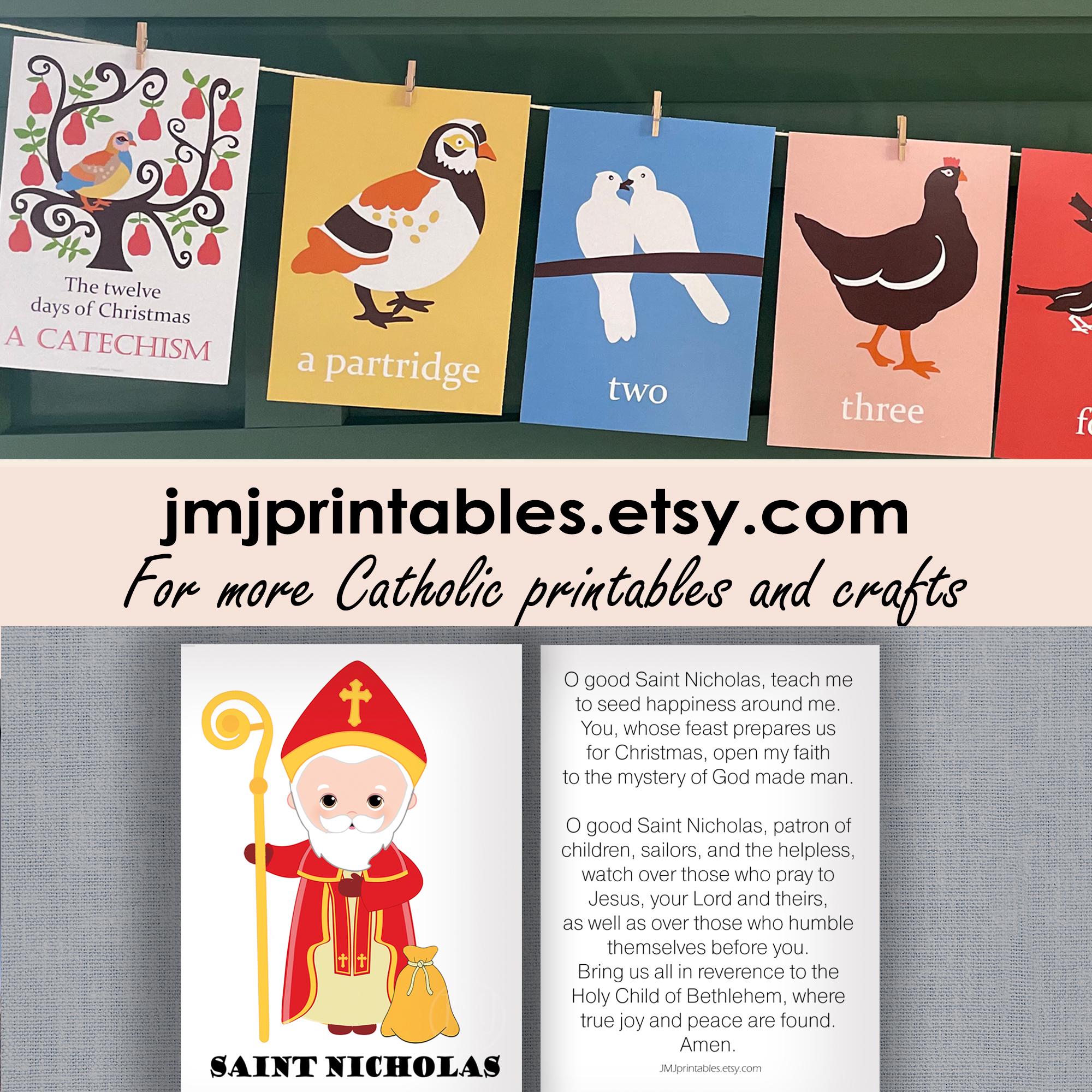 Editable Letter From Saint Nicholas Catholic | Saint Nicholas Printable ...