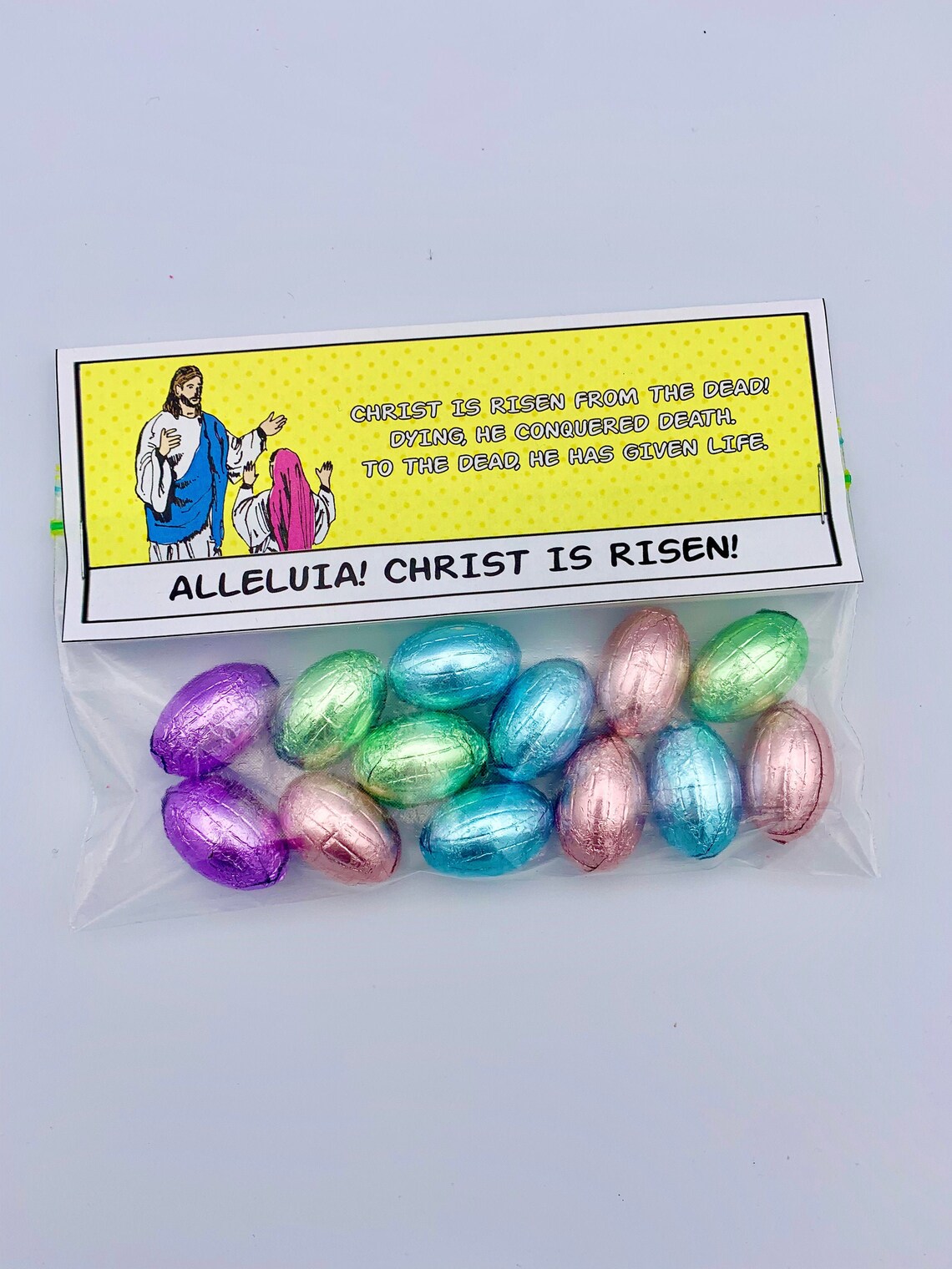 PRINTABLE Easter Bag Toppers Digital Jesus RESURRECTION | Etsy