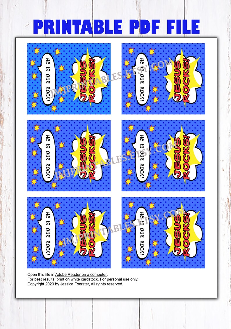 Jesus Christian Easter Basket Treat Bag Topper Printable - Etsy