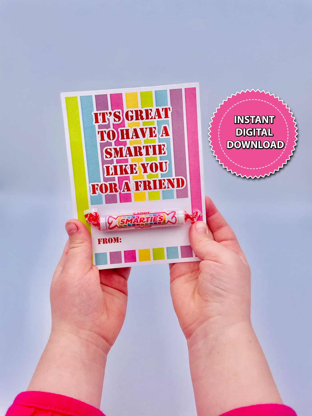 Candy School Valentine Printable Cards for Kids Candy Classroom ...