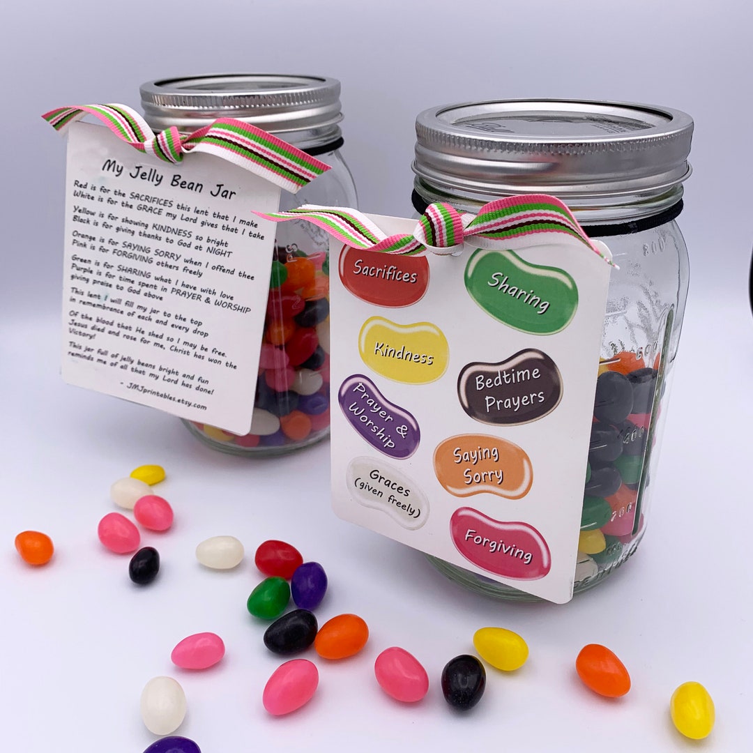PRINTABLE Holy Week Activity for Kids Jelly Bean Sacrifice Jar Activity ...