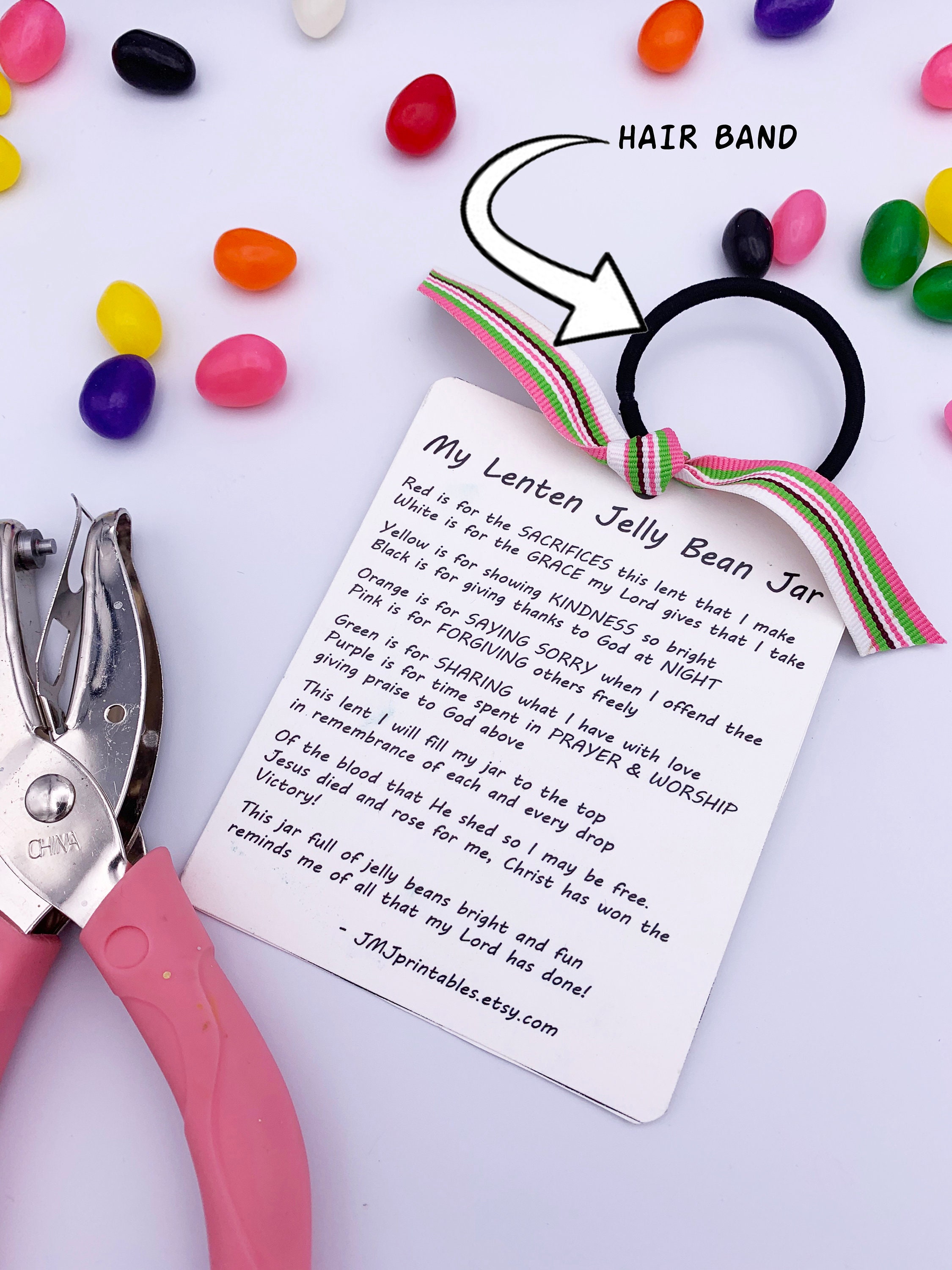 Catholic PRINTABLE Kid Lent Activity, Jelly Bean Sacrifice Jar TAGS ...