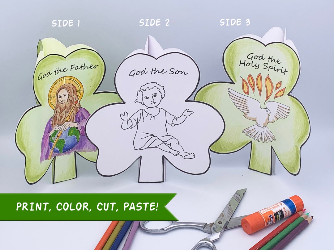 PRINTABLE Saint Patrick’s Day Catholic Craft for Kids St. Patrick ...