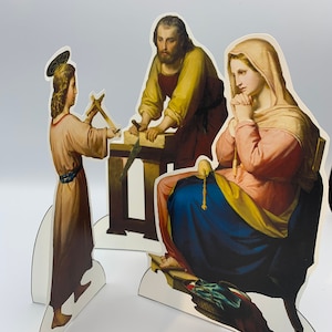 Catholic Paper Dolls Art Lesson Craft PRINTABLE Holy Family Kids ...