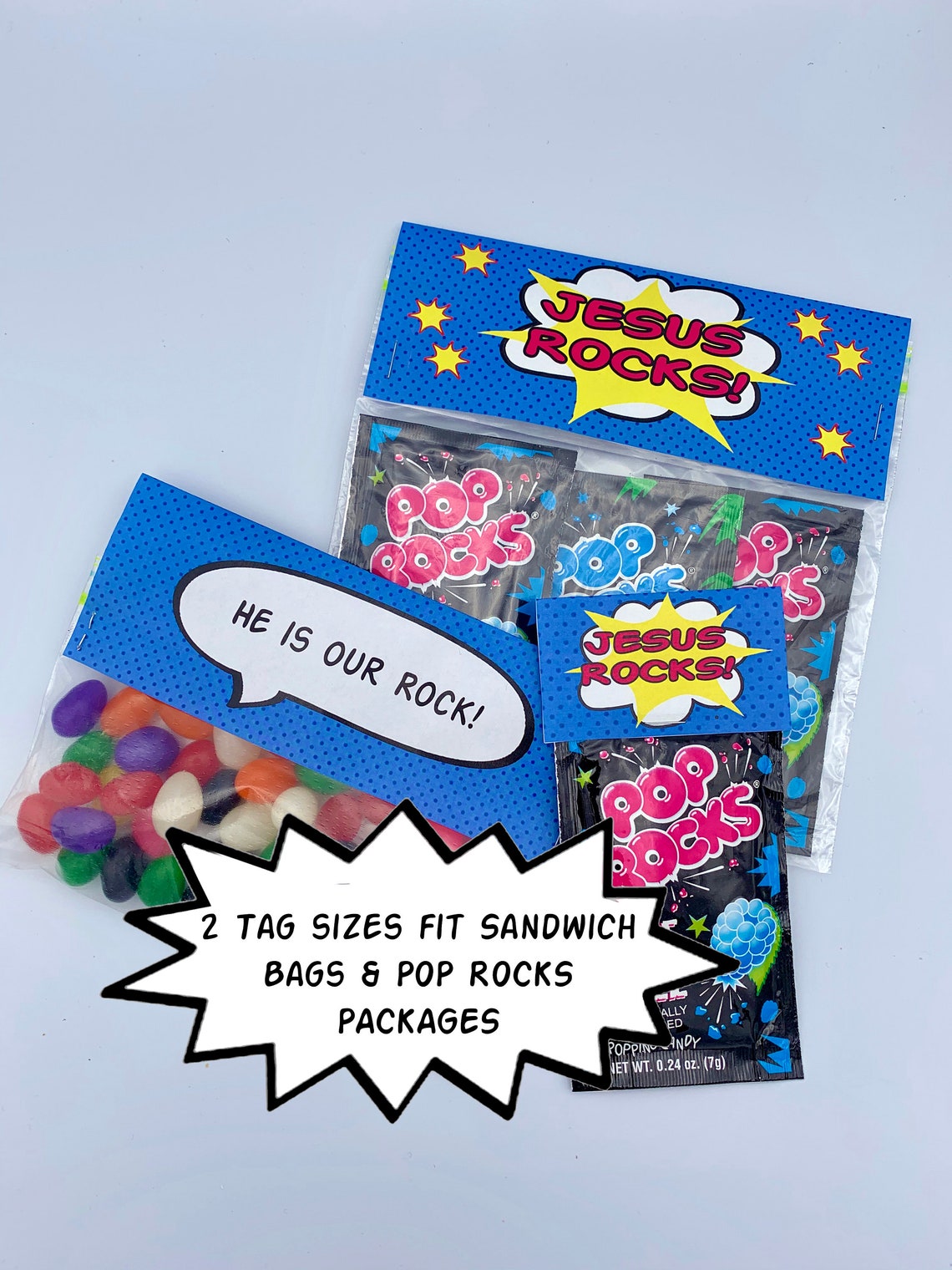 Jesus Christian Easter Basket Treat Bag Topper Printable Easter Sunday ...