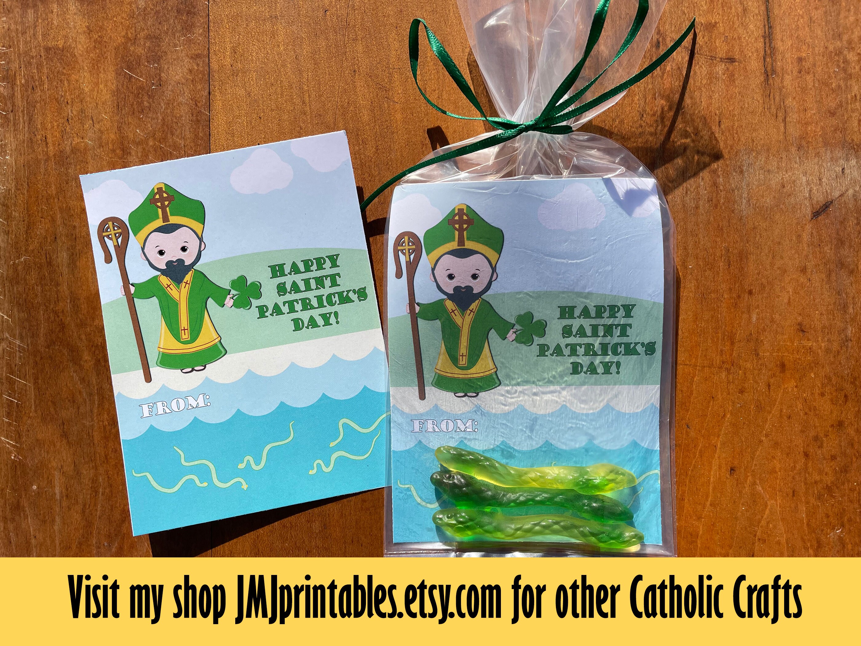 PRINTABLE Saint Patrick’s Day Catholic Craft for Kids St. Patrick ...