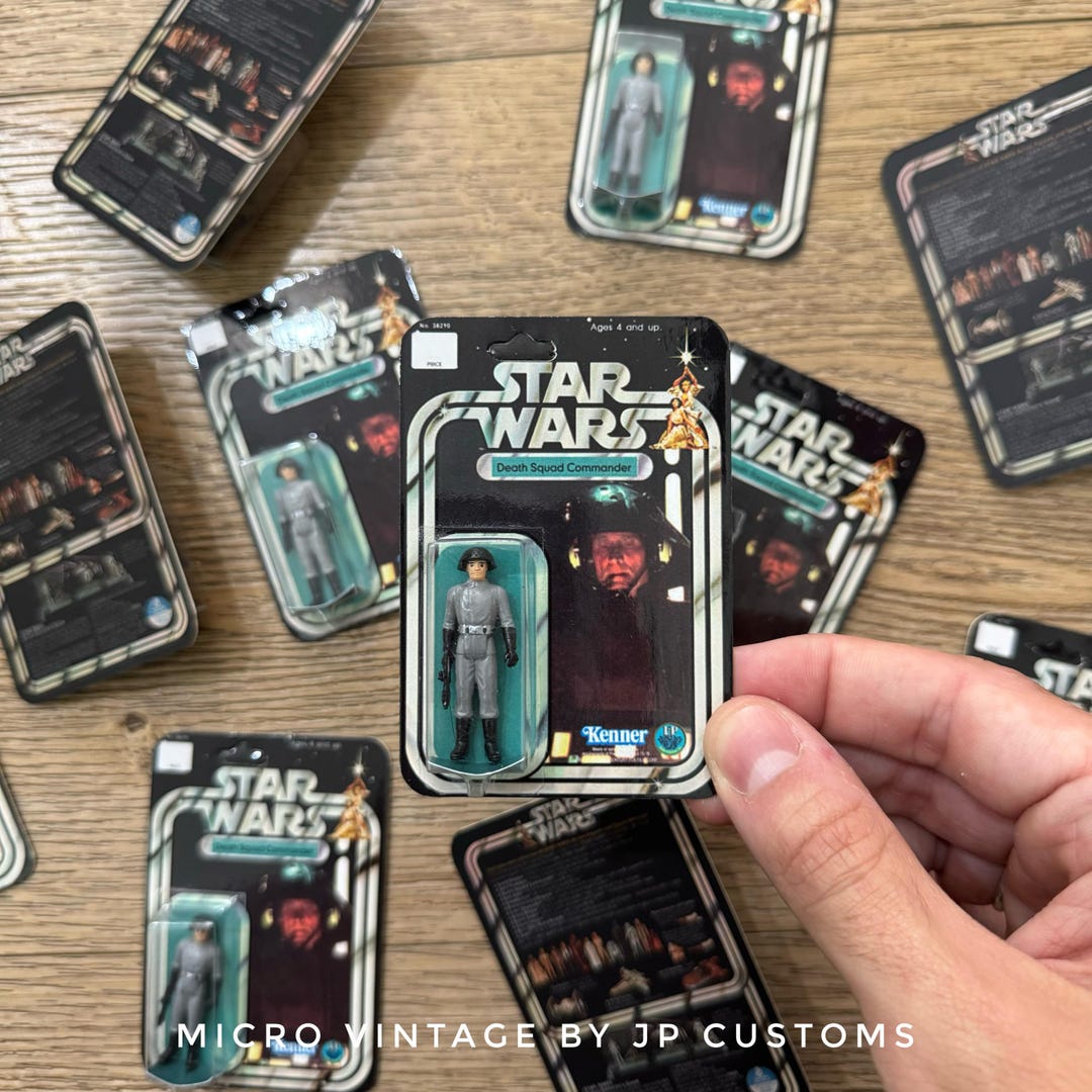 JP Customs Micro Vintage: [CARDED] Death Star Commander First 12 Figure ...