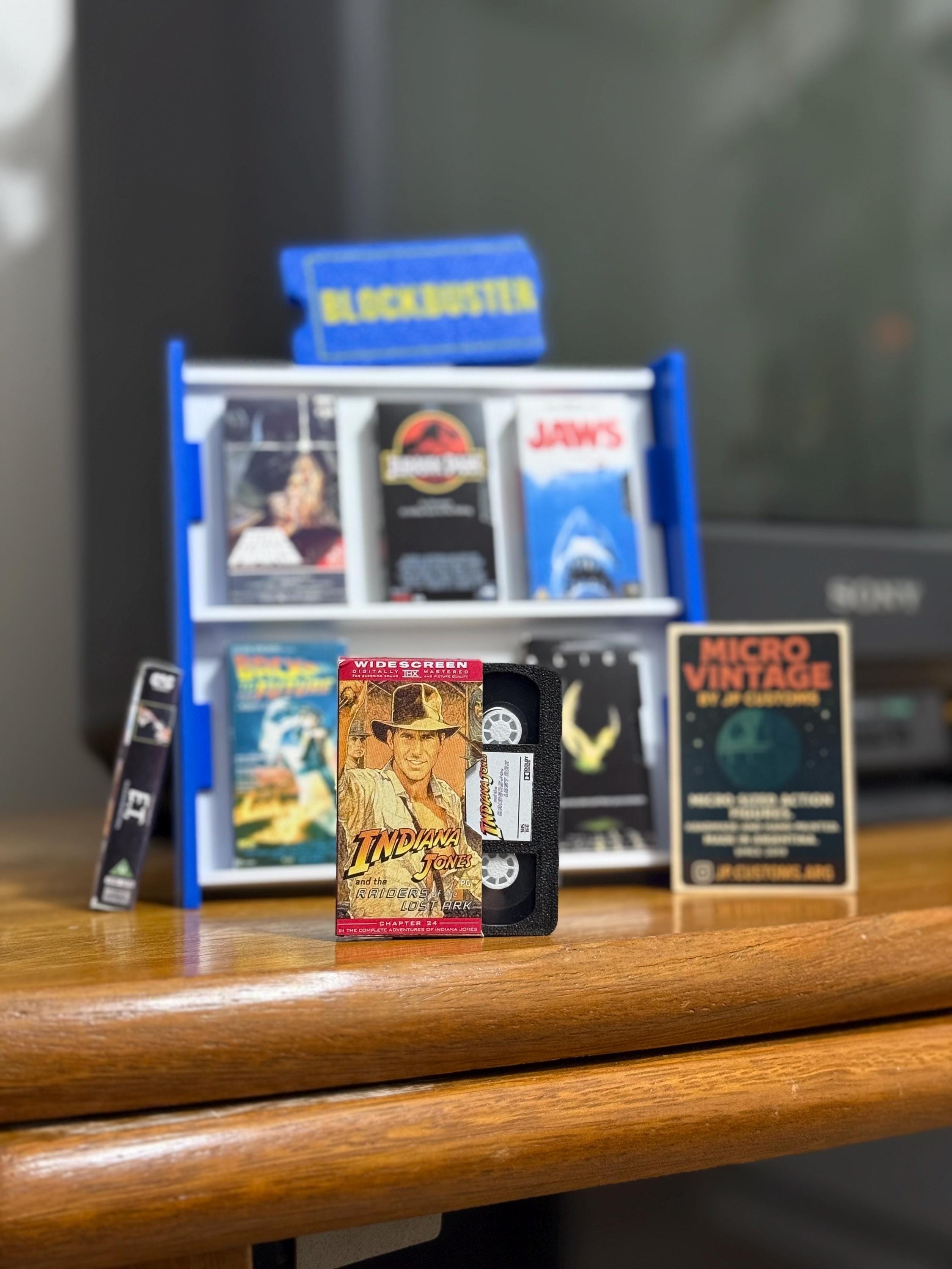 JP Custom Micro Vintage VHS Tapes - Indiana Jones Series - Etsy