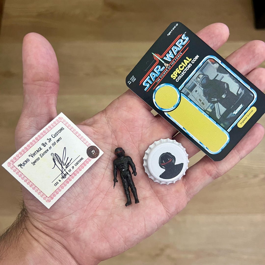 JP Customs Micro Vintage: Imperial Gunner (last 17) W/ Cardback, Stand ...