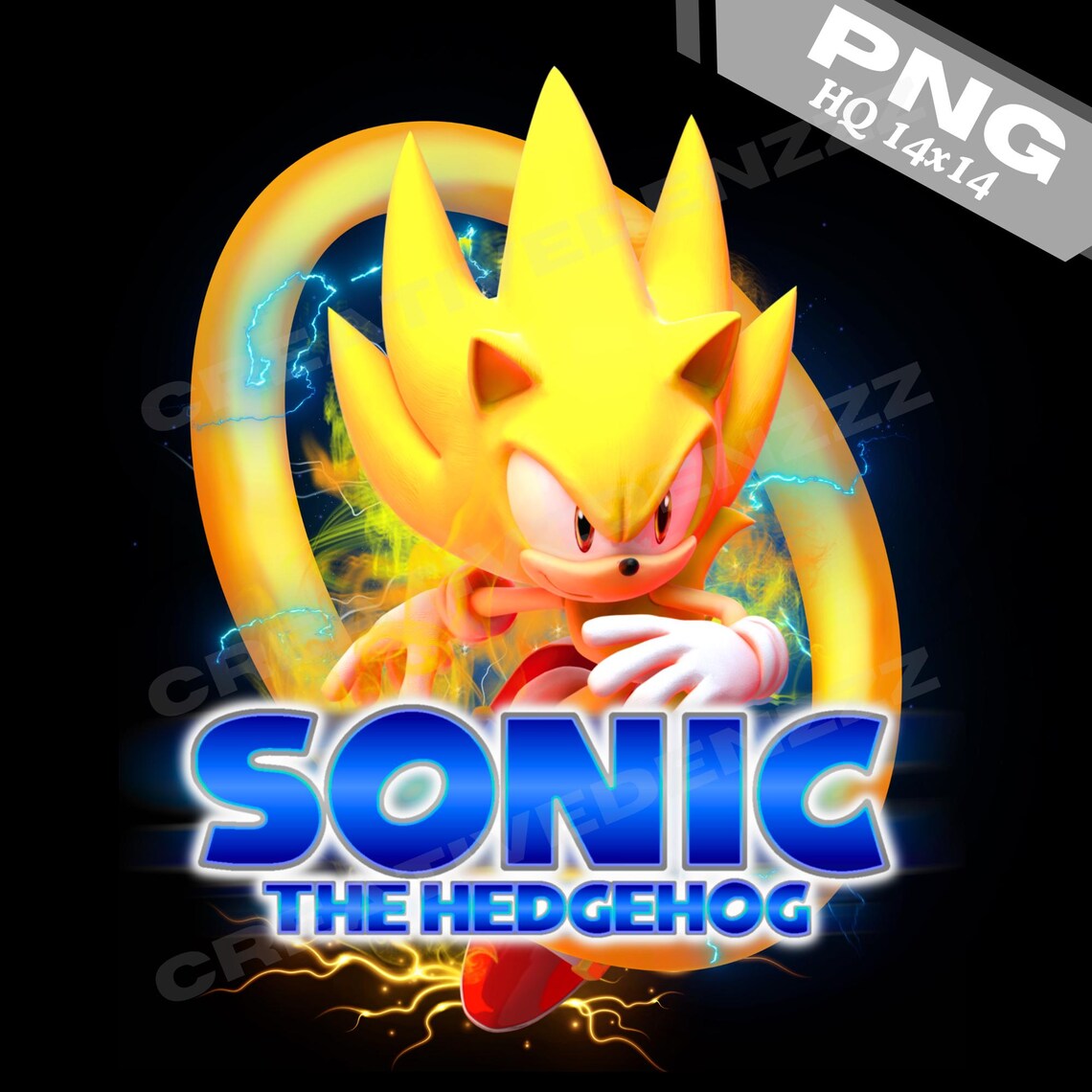 Super SONIC the HEDGEHOG PNG, Yellow Sonic Birthday Girl Boy Png Cake ...