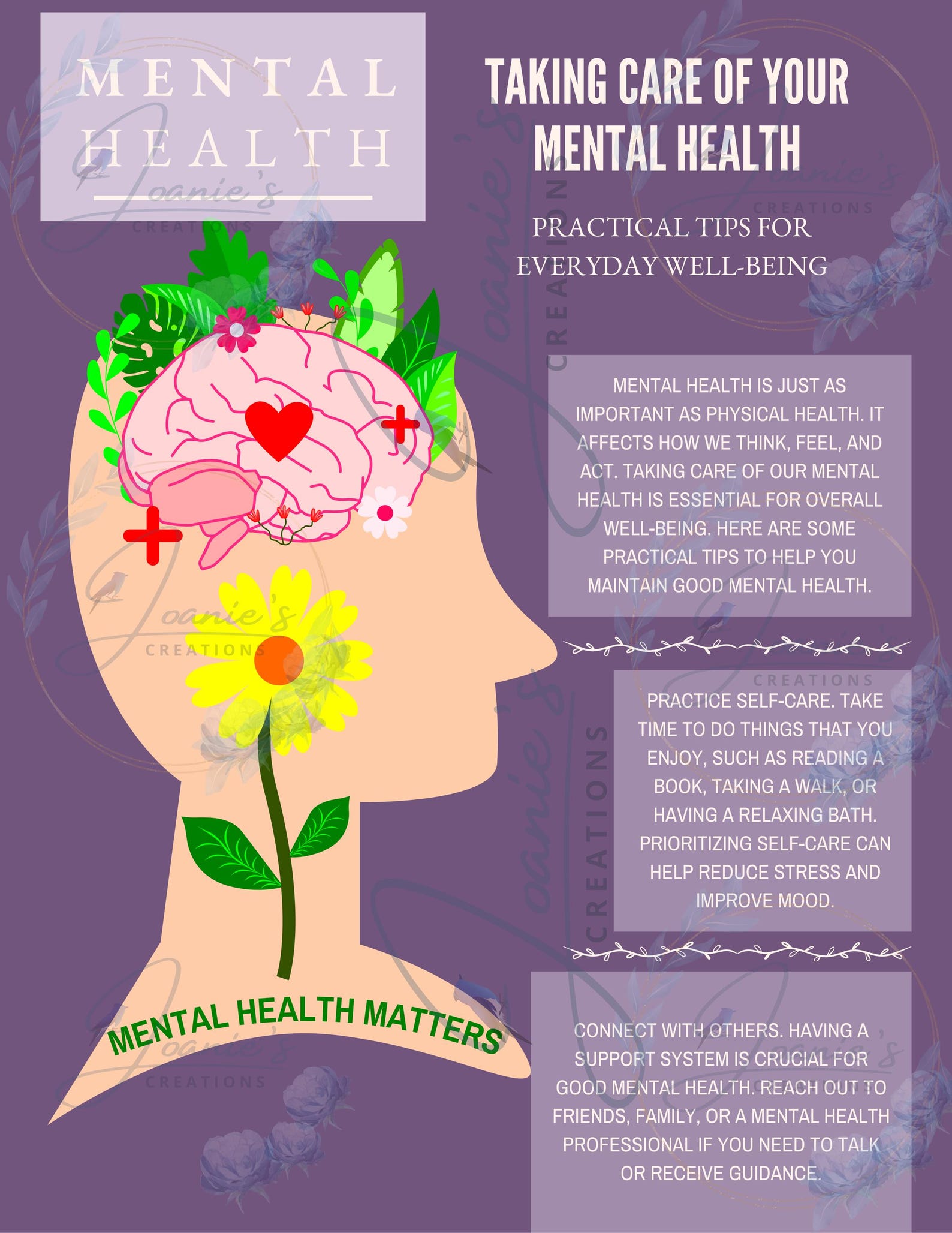 Mental Health Flyer - Etsy