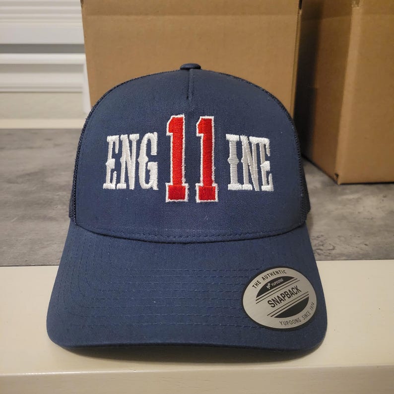 Fire Department Custom Engine Hat - Etsy