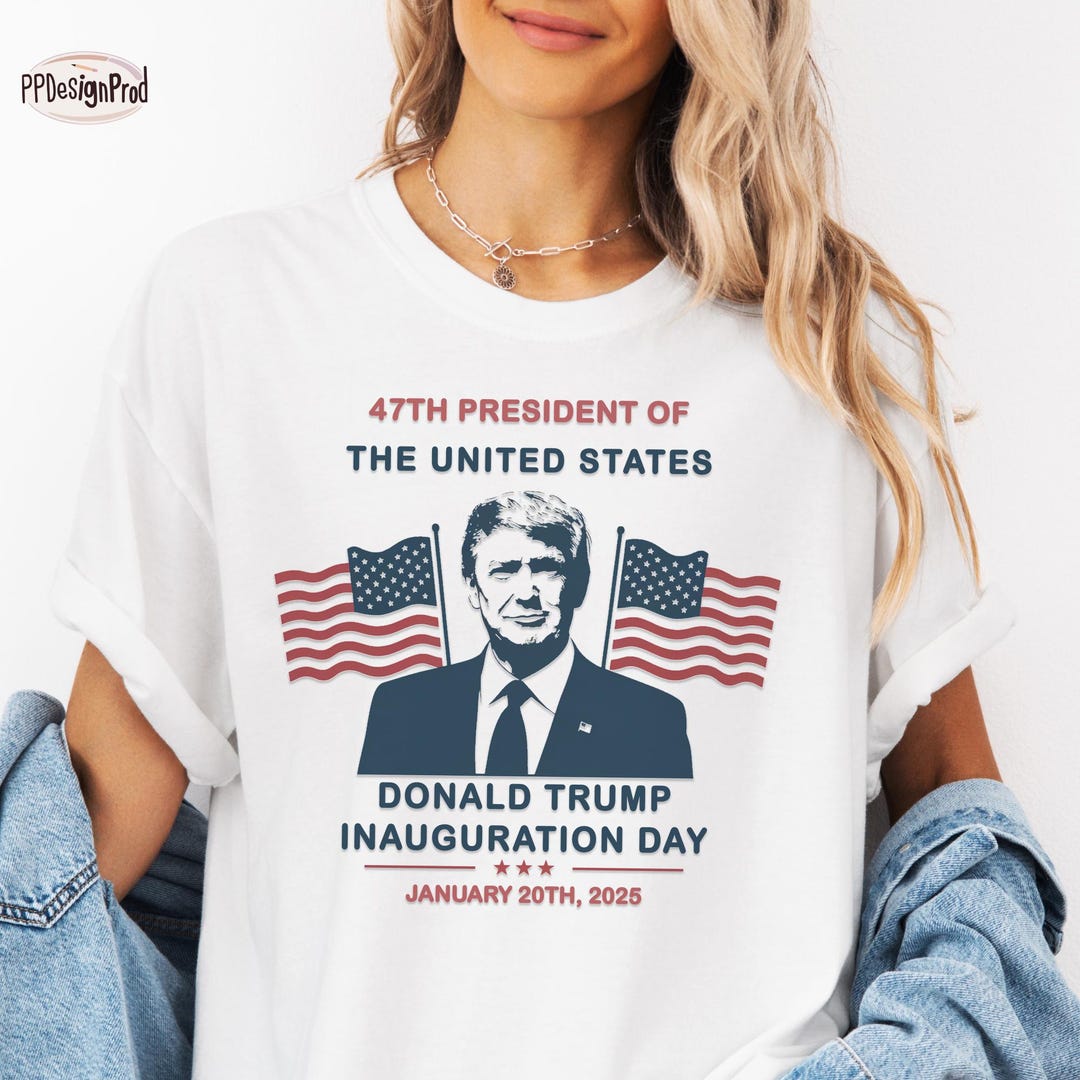 Donald Trump 47th President SVG Inauguration Day 2025 Digital Download ...