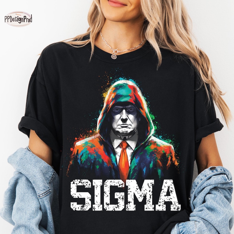 Sigma Trump PNG Funny Sigma Male Sublimation Design for T-shirts ...