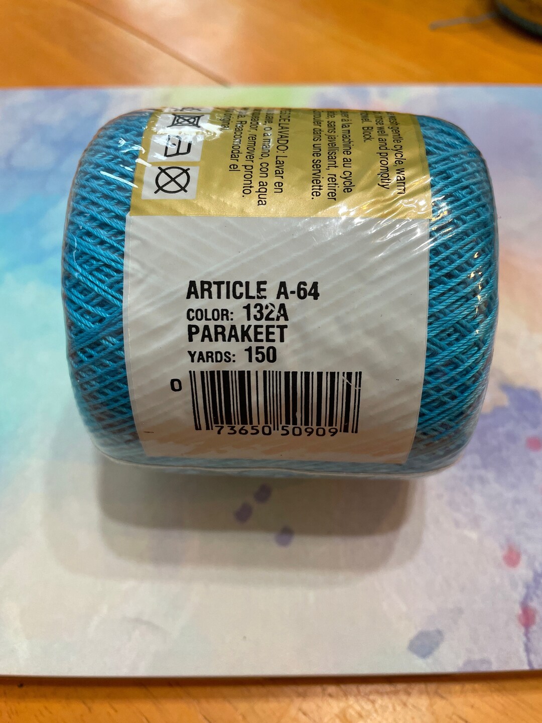 Knit Cro-sheen Cotton Crochet Thread 150 Yards Parakeet - VINTAGE - Etsy