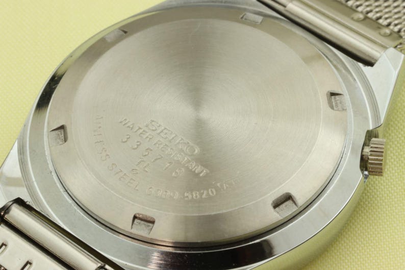 Vintage Seiko 5 Automatic Golden Dial Mens Working Wrist Watch 1970s ...