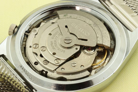 vintage Seiko 5 automatic blue sunburst amazing dial … - Gem