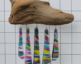 Stained Glass Wind Chimes-tinkly Winkler - Etsy