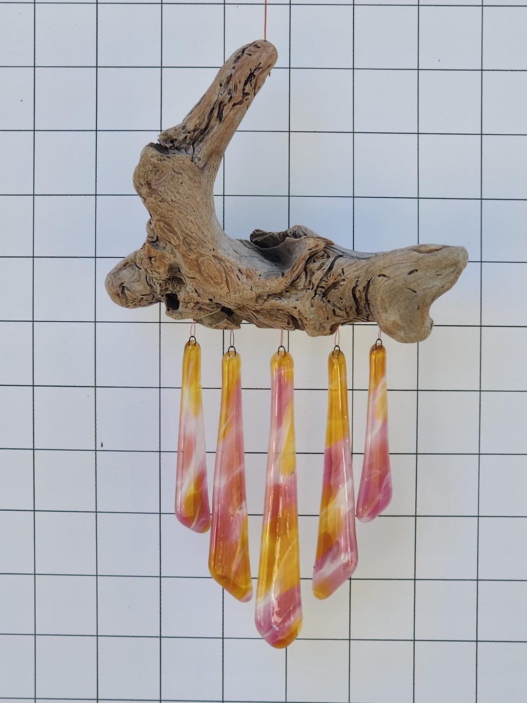 Tinkly Winkler Stained Glass Windchimes - Etsy
