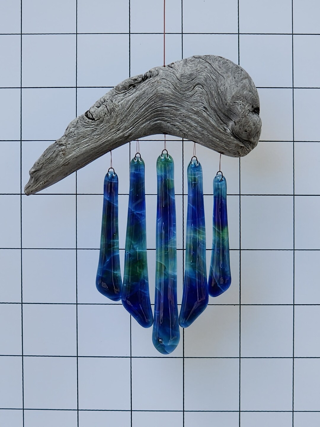 Tinkly Winkler Stained Glass Wind Chimes - Etsy