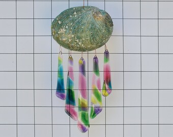 Stained Glass Wind Chimes-tinkly Winkler - Etsy