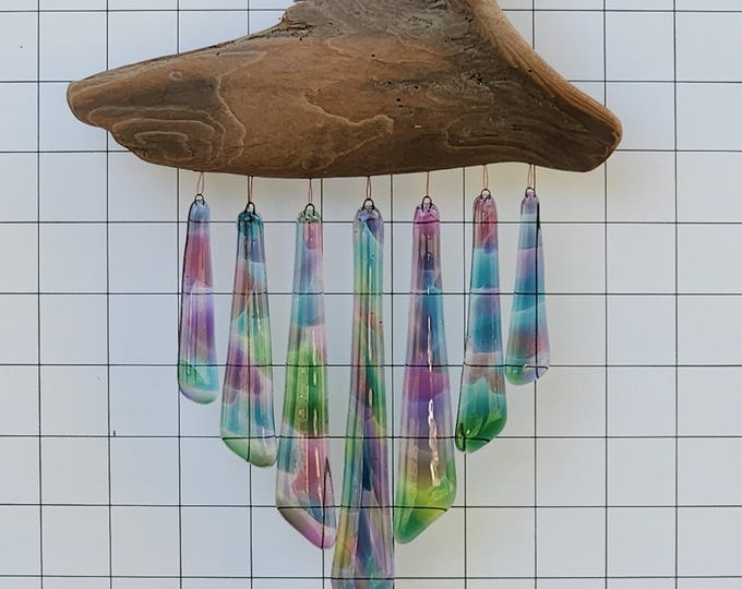 Wind Chimes Stained Glass-tinkly Winkler - Etsy