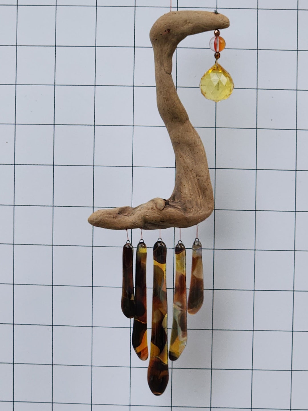 Tinkly Winkler Stained Glass Wind Chimes - Etsy