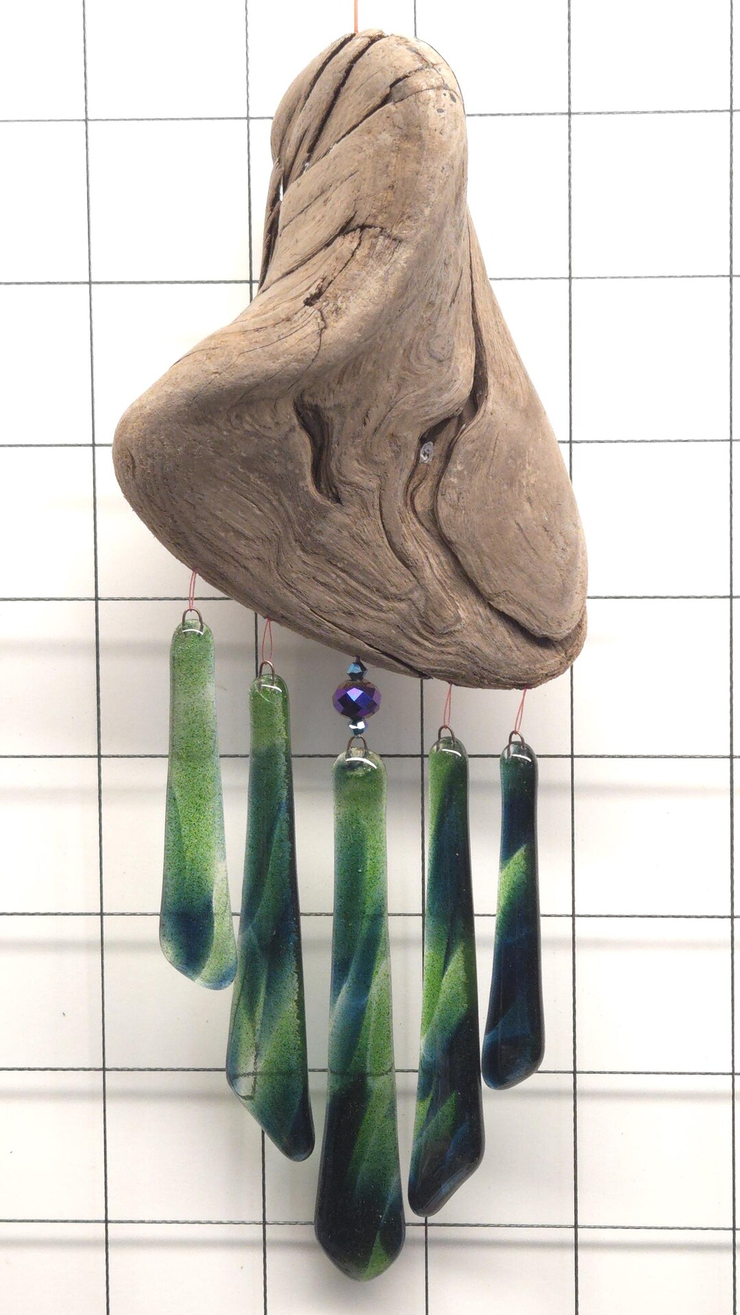 Wind Chimes Stained Glass-tinkly Winkler - Etsy
