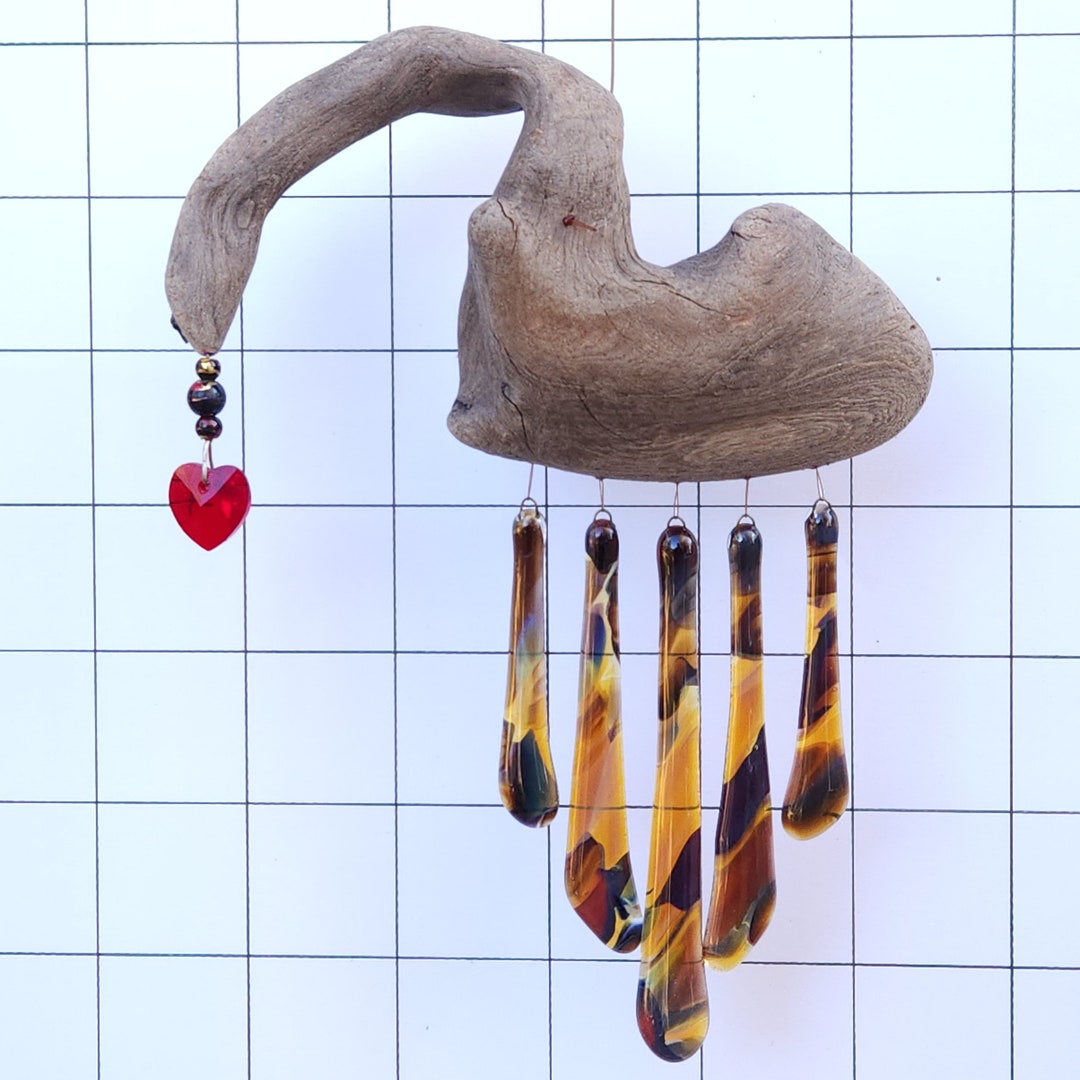 Tinkly Winkler Stained Glass Wind Chimes - Etsy