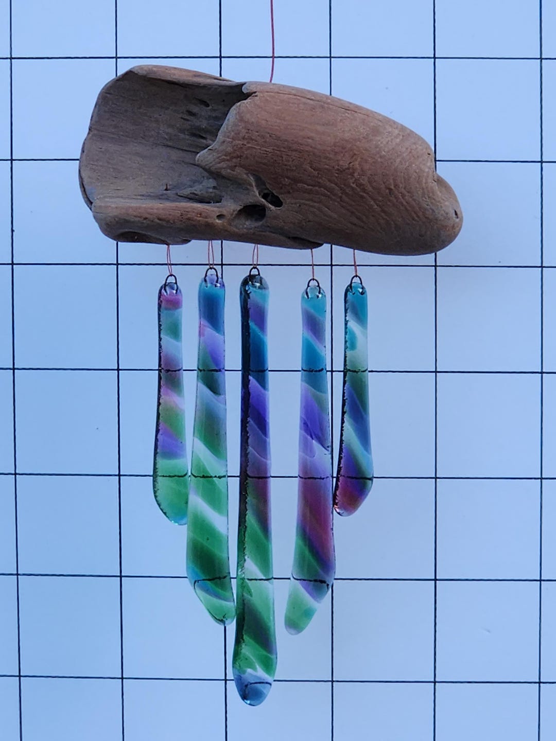Blown Glass Wind Chimes-tinkly Winkler - Etsy
