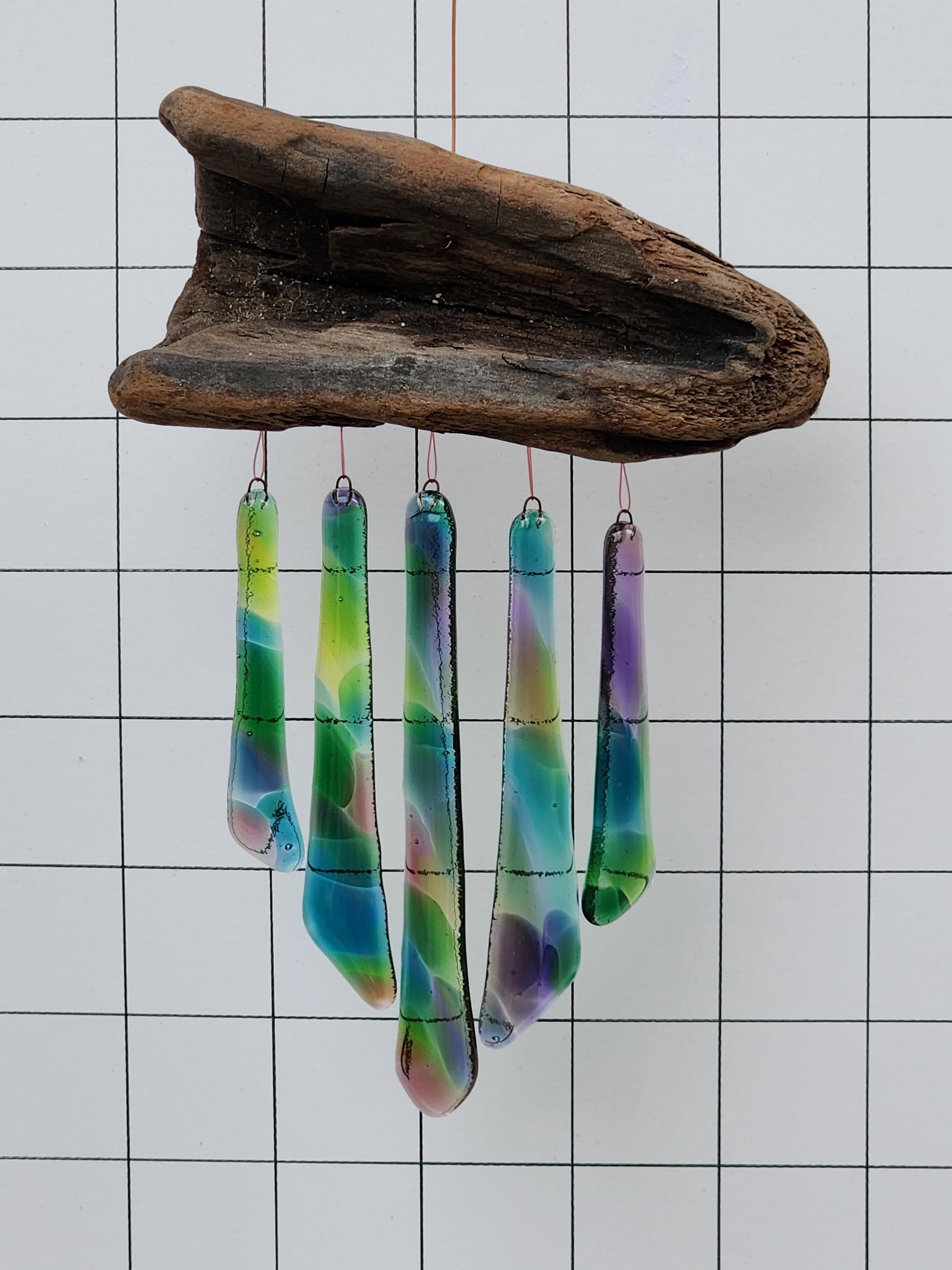 Tinkly Winkly Stained Glass Windchimes - Etsy