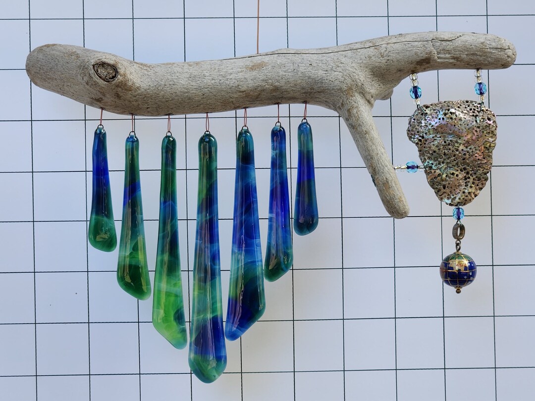 Stained Glass Wind Chimes-tinkly Winkler - Etsy