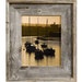 Cornerblock Frame in Rust - Farmhouse Picture Frame - Wood Picture ...