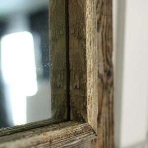 Rustic Mirror - Window Pane Barnwood Mirror - 8 Panes - Etsy
