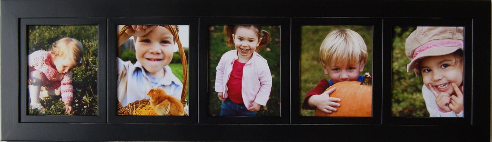Five Opening Collage Picture Frame With Five Portrait Picture - Etsy