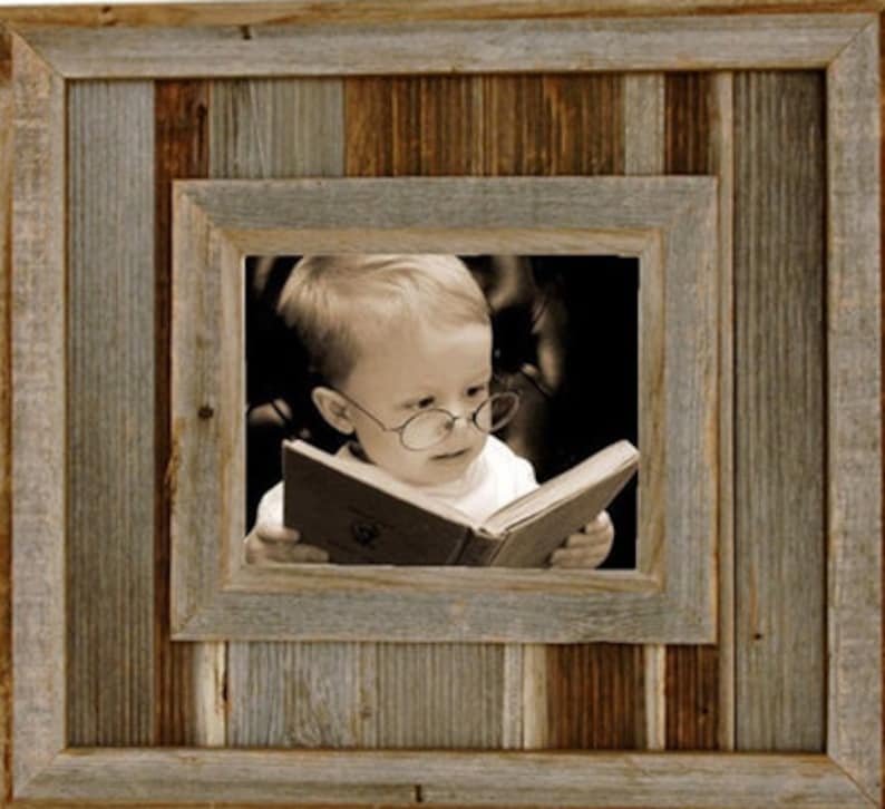 Durango Rustic Barnwood Picture Frame Western Aged Wood Frame | Etsy