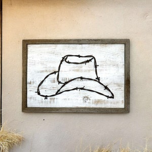 Rustic Barbed Wire Cowboy Hat - Etsy
