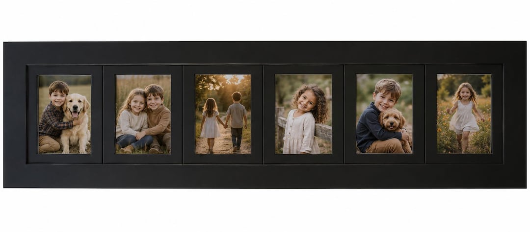 5x7 Collage Picture Frame - 6 Opening - Etsy