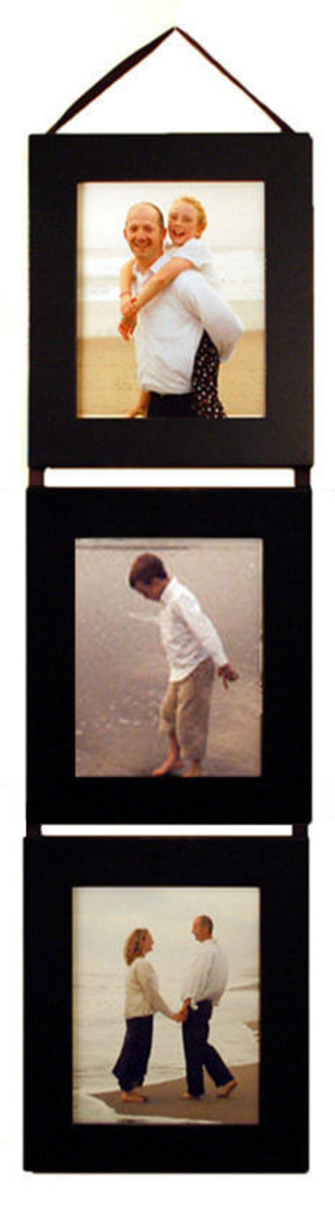 Three Opening Collage Picture Frame Set PPP - Three Frames on Ribbon - Etsy