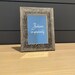 Cornerblock Frame in Rust - Farmhouse Picture Frame - Wood Picture ...
