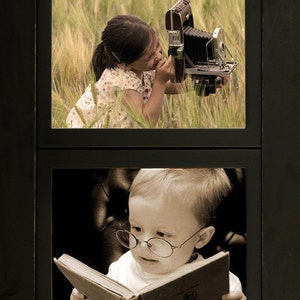 Two Opening Collage Picture Frame With Two Portrait Picture Openings - Etsy