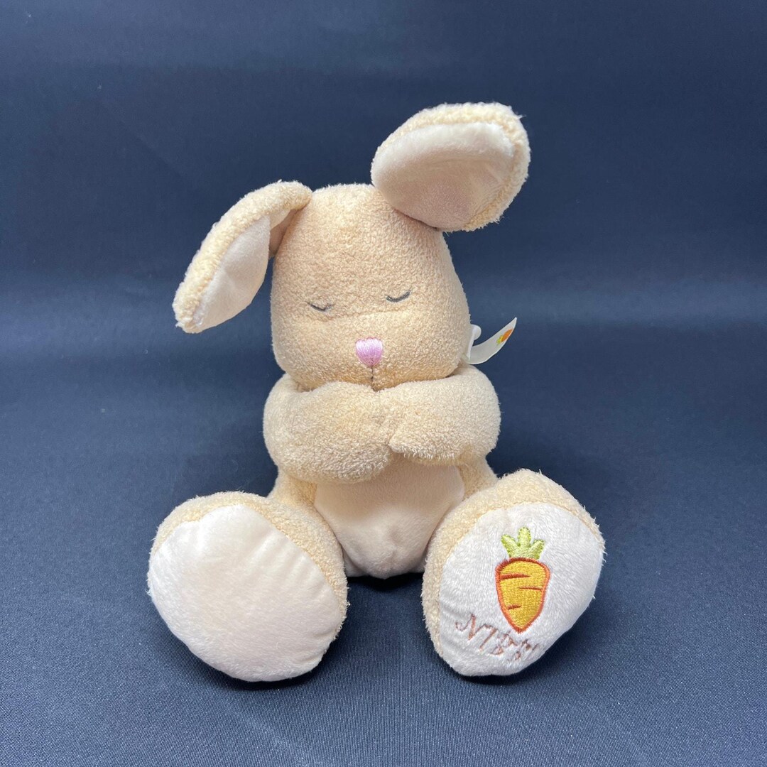 Bright Inspirations Prayer Bunny With Sound Tan Rabbit Nibbles Plush ...