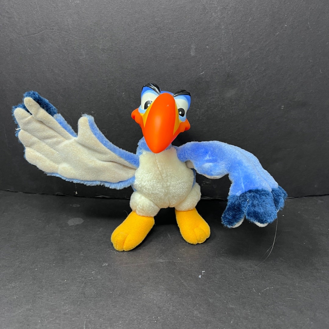 Mattel Disney Lion King Zazu Hornbill Blue Bird Plush 7 VTG 1994 ...