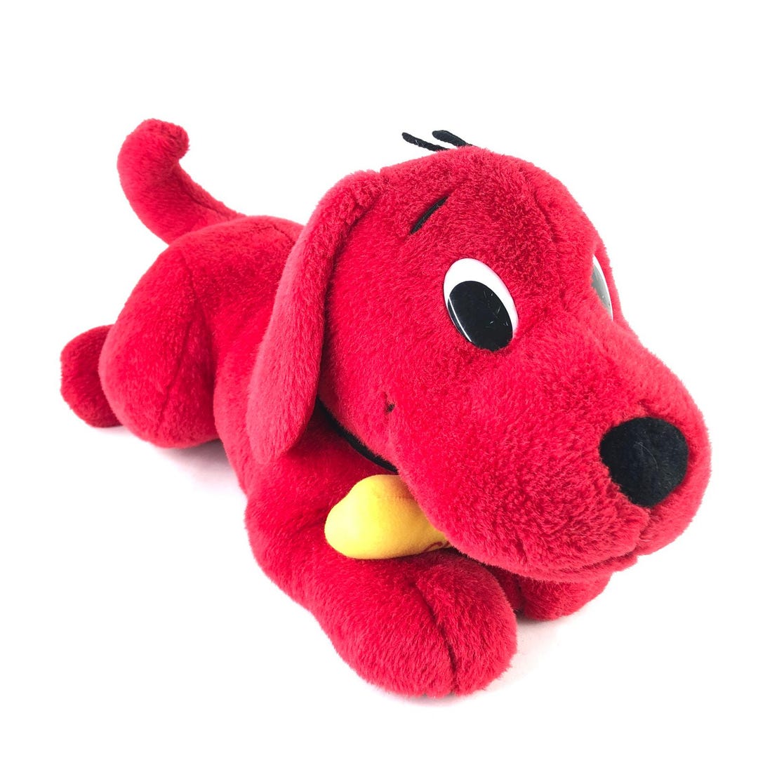 Clifford the Big Red Dog Plush 22" Stuffed Puppy Laying Down Scholastic ...